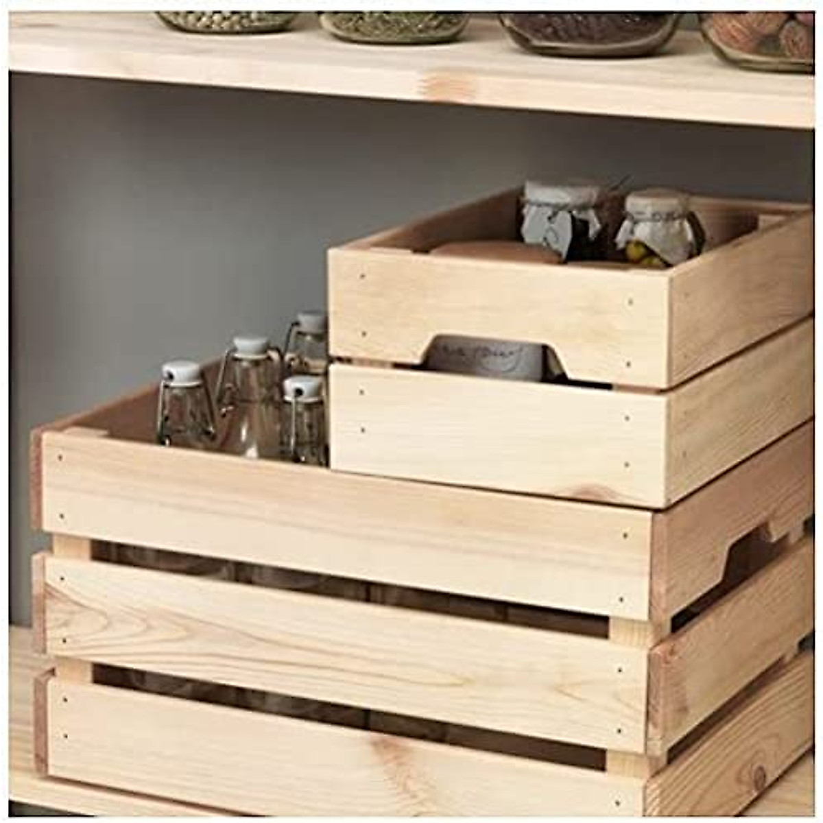 Ikea Knagglig Box, Pine, 9" x 12 1/4" x 6"