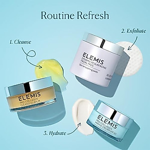 ELEMIS Dynamic Resurfacing Facial Pads, 60 Count – Gentle Skin Smoothing Pads with Tri-Enzyme Technology, Probiotic Ferment & Lactic Acid, Exfoliating Pads for Dull, Dry, Flaky Skin & Uneven Texture