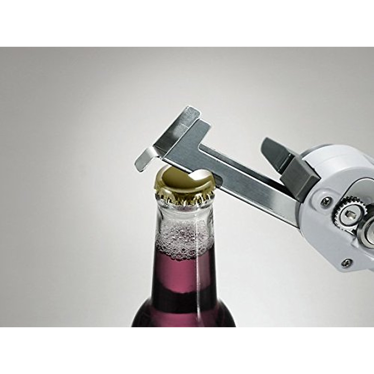 Simposh Multi-Functional Can, Jar & Bottle Opener | Handheld All-in-One Opener for Cans, Jars, Metal Bottle Caps, Plastic Bottle Screw Caps, Pull Tab Cans, Tin Can Lids | Portable Adjustable Manual