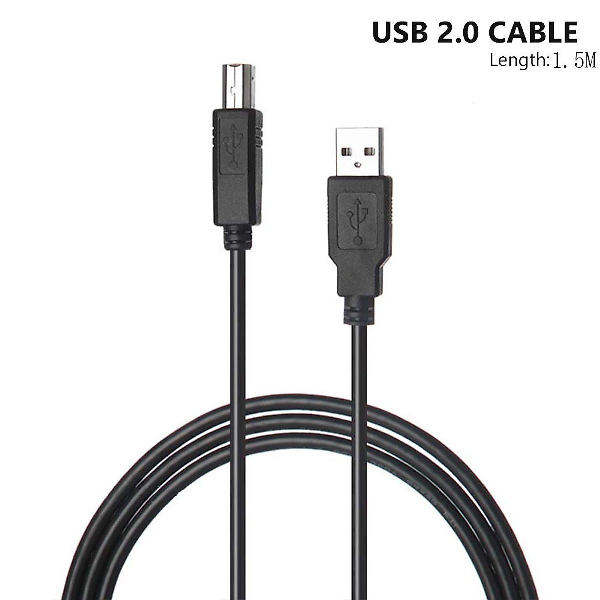 USB Printer Cable Cord Compatible for Canon PIXMA TS9520 TS9120 TS9020 TS8320 TS8220 TS702 TS6320 TS6220 TS6120 TS6020 TS5320 TS5120 TS5020 TS3320 TS3120 ,TR8520 TR7520 TR4520, MX922 MX870 MX532 MX492