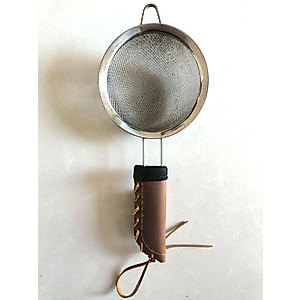 XTBOCA Genuine Leather Pot Handle,Leather Holder Covers,Panhandle Pot Holder,Leather Potholder,Cast Iron Handle Cover, Cast Iron Skillet,Cast Iron skillets,Handmade 1pc