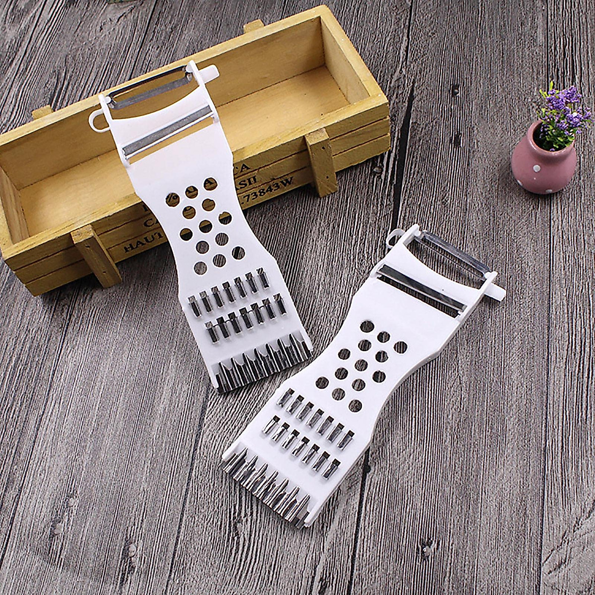 5-in-1 Peeler Grater,Melon Planer Practical Kitchen Peeling Tools, Vegetables Cutter For Cucumbers, Potatoes, Carrots, 17*7.3*1CM