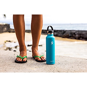 Hydro Flask 24 oz Standard Mouth Water Bottle with Flex Cap or Flex Straw