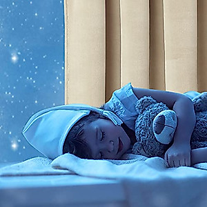 Haperlare Cream Velvet Curtains 84 inches Bedroom Room Darkening Curtains Luxurious Velvet Fabric Thermal Insulated Noise Absorb Window Dressing Christmas Decor for Party Film Room, 2 Panels