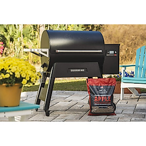 Traeger Grills Apple 100% All-Natural Wood Pellets for Smokers and Pellet Grills, BBQ, Bake, Roast, and Grill, 20 lb. Bag