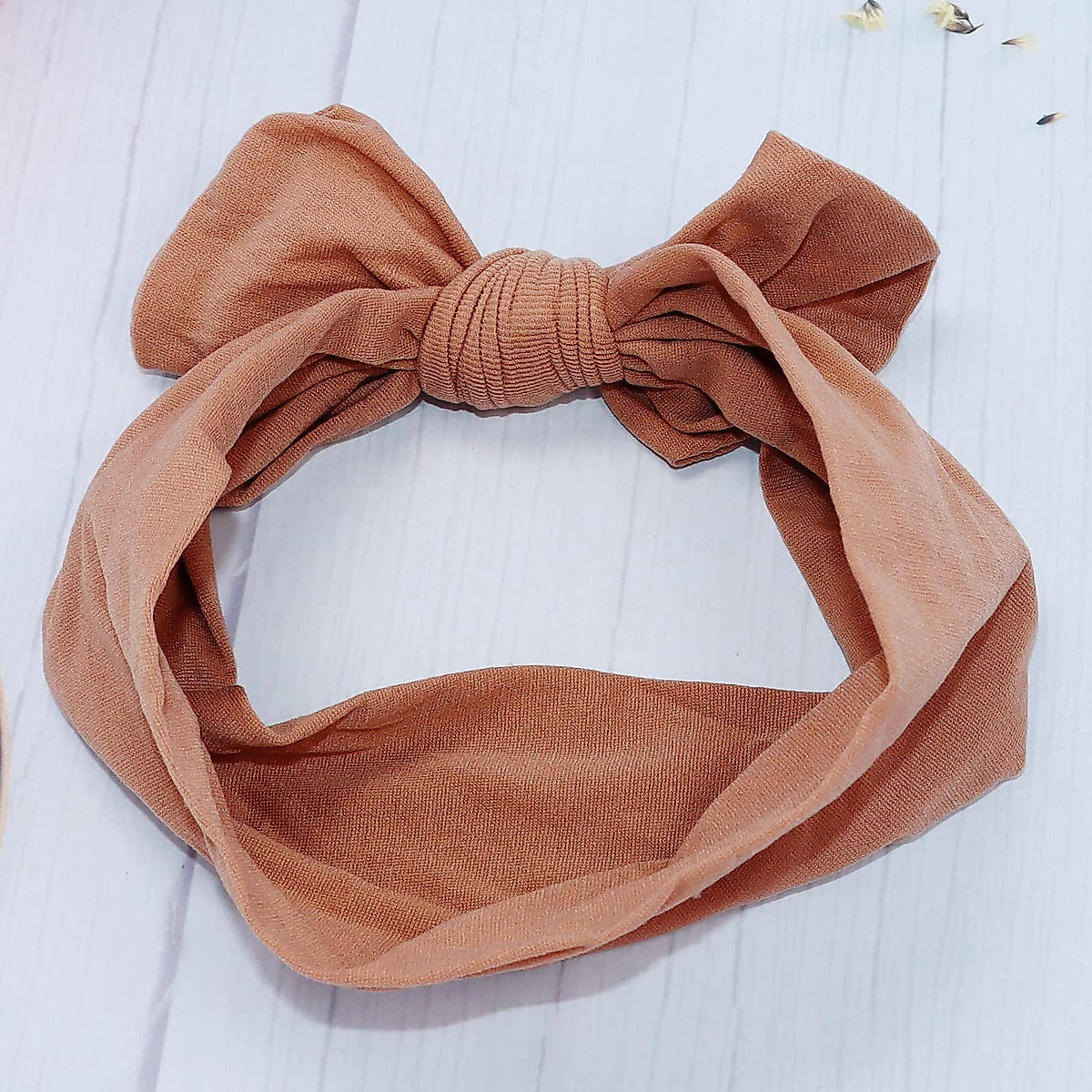 NAIRUA Headband, 25 Colors Baby Girls 4.5 inches Hair Bows Super Soft Stretchy Hair Turban Head Wraps for Infant Newborn Toddlers and Kids