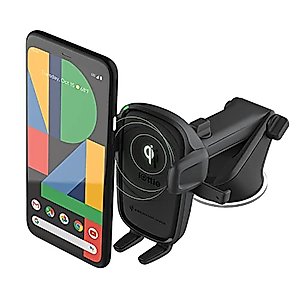 iOttie Car Charger Easy One Touch Wireless 2 Qi Charging Dashboard Phone Mount for iPhone, Samsung Galaxy, Huawei, LG, Smartphones