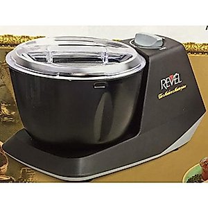 Revel Atta Dough Mixer Maker Non Stick Bowl, 3 L, Black