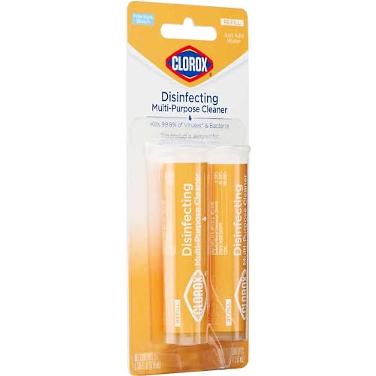 Clorox Disinfecting Multi-Purpose, Household Essentials, Cleaning Refills for Clorox Multi-Purpose Cleaning System, 2 Count
