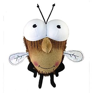 MerryMakers Fly Guy Plush Toy, 8-Inch , Brown
