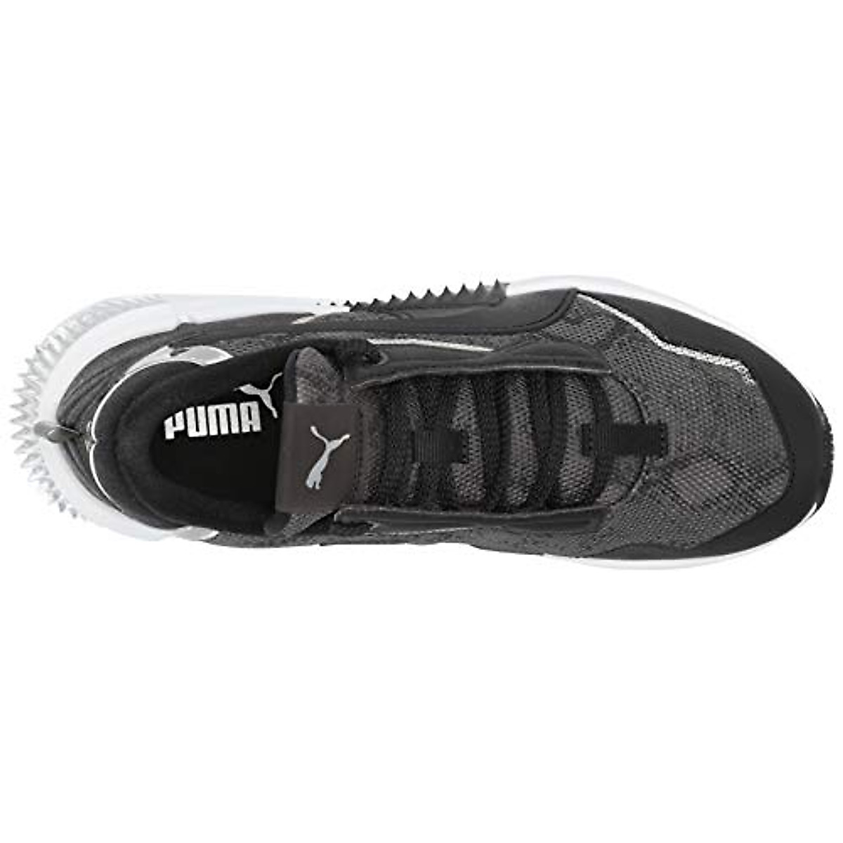 PUMA womens Provoke Xt Cross Trainer, Puma Black-metallic Silver, 7 US