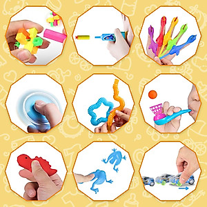 PinkUnicoon 518 PCS Party Favors for Kids 4-8 8-12, Treasure Box Toys Classroom Carnival Prizes, Goodie Bags & Pinata Stuffers Bulk Fidget Toys, Christmas Stocking Stuffers Gifts for Boys Girls