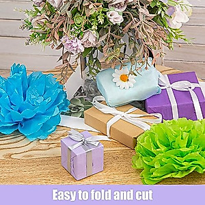 VGOODALL 450 Sheets Multicolor Tissue Paper, Gift Wrapping Paper 11.5x8 Inch Craft Tissue Paper for Holiday Birthday Gift Wrapping DIY Project 40 Assorted Colors