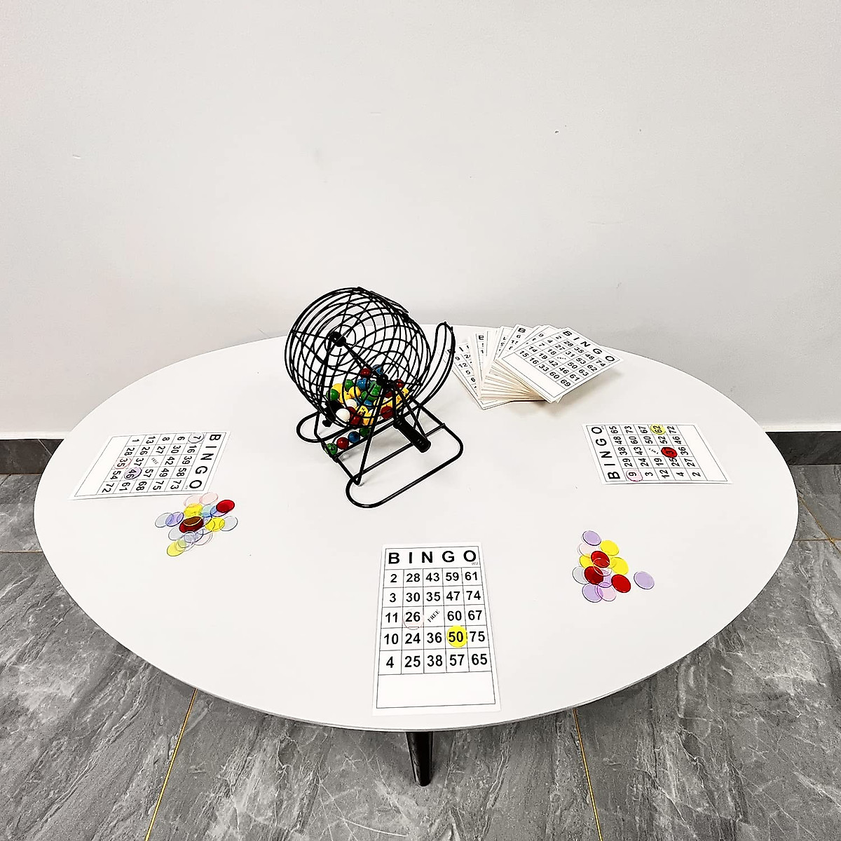 SEETOOOGAMES Bingo Game Cards Sheets - Paper Bingo Cards Bulk Reusable - Bingo Set for Adults, Family, Party, Large Groups - Pack of 120