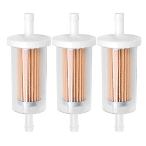 Anxingo 3 Pcs 695666 Fuel Filter Replacement for John Deer D100 D105 D110 D120 D125 D130 D140 D150 D155 D160 D170 L105 L108 L111 L120 LA125 LA115 LA105 Lawn Mower Tractor