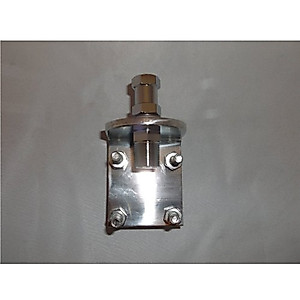 Pro Trucker (Lot of 2) 3 Way Aluminum Cb or Ham Antenna Aluminum Mirror Mount with Stud