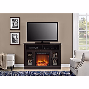 Ameriwood Home Chicago Electric Fireplace TV Console for TVs up to a 50", Espresso