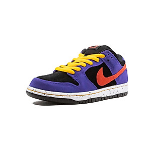 Nike Men's Low-Top Sneakers, Black Sunburst Varsity Purple, 10