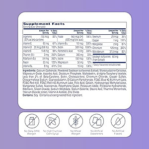 One A Day Women's Menopause Multivitamin with Vitamin A, Vitamin C, Vitamin D, Vitamin E and Zinc for Immune Health Support, Tablet