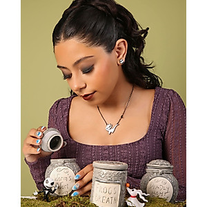 Disney The Nightmare Before Christmas Womens Necklace and Earrings Set - Zero and Jack Jewelry Set - Jewelry Sets for Women