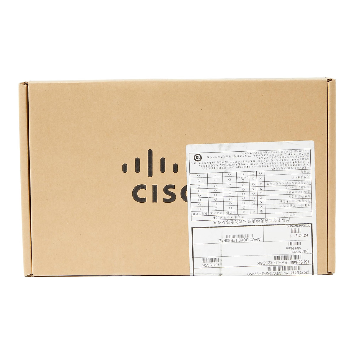 Cisco ATA 192 Multiplatform Analog Telephone Adapter, 2-Port Handset-to-Ethernet Adapter, 1-Year Limited Hardware Warranty (ATA192-3PW-K9)