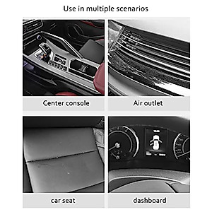 Ketejia Car Brushes for detiling, Super Soft car Brush Cleaner, Used for Interior, Exterior, Cleaning, Cleaning, spout, Instrument Panel, 3 Short-Handled Brushes & 1 Long-Handled Brush