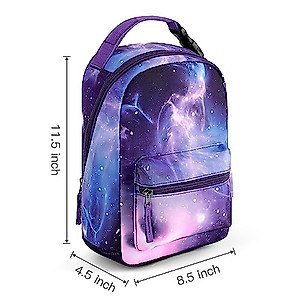 Choco Mocha 18inch Purple Backpack + Lunch Bag