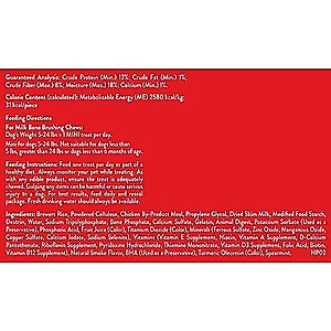 Milk-Bone Fresh Breath Brushing Chews, 48 Mini Daily Dental Dog Treats