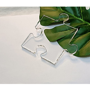 Acrylic Router Template,Puzzle Piece Serving Board Router Template for Charcuterie Home Kitchen Cutting Board Handle (Large)