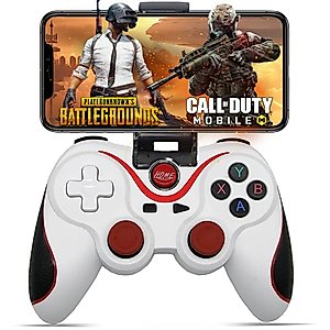 Megadream Mobile Game Controller for Android, Wireless Key Mapping Joystick Gamepad for Call of Duty & PUBG Mobile & More, Compatible for Samsung Galaxy LG HTC Other Phone Tablet, Not for iOS