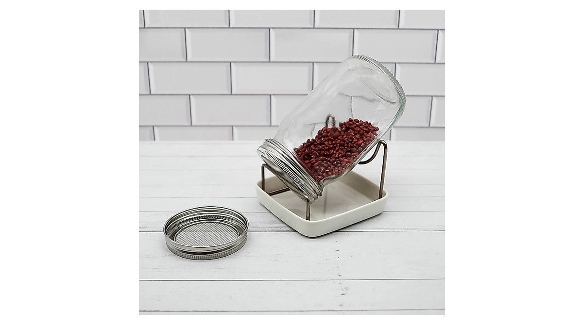 5-Pack Stainless Steel Strainer Lids for Mason Jars