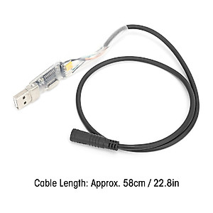 HERCHR USB Programming Cable for BBS01 BBS02 BBS03 BBSHD Electric Bicycle Motor Mid Drive Motor Kit Electric Bike Programming Cable