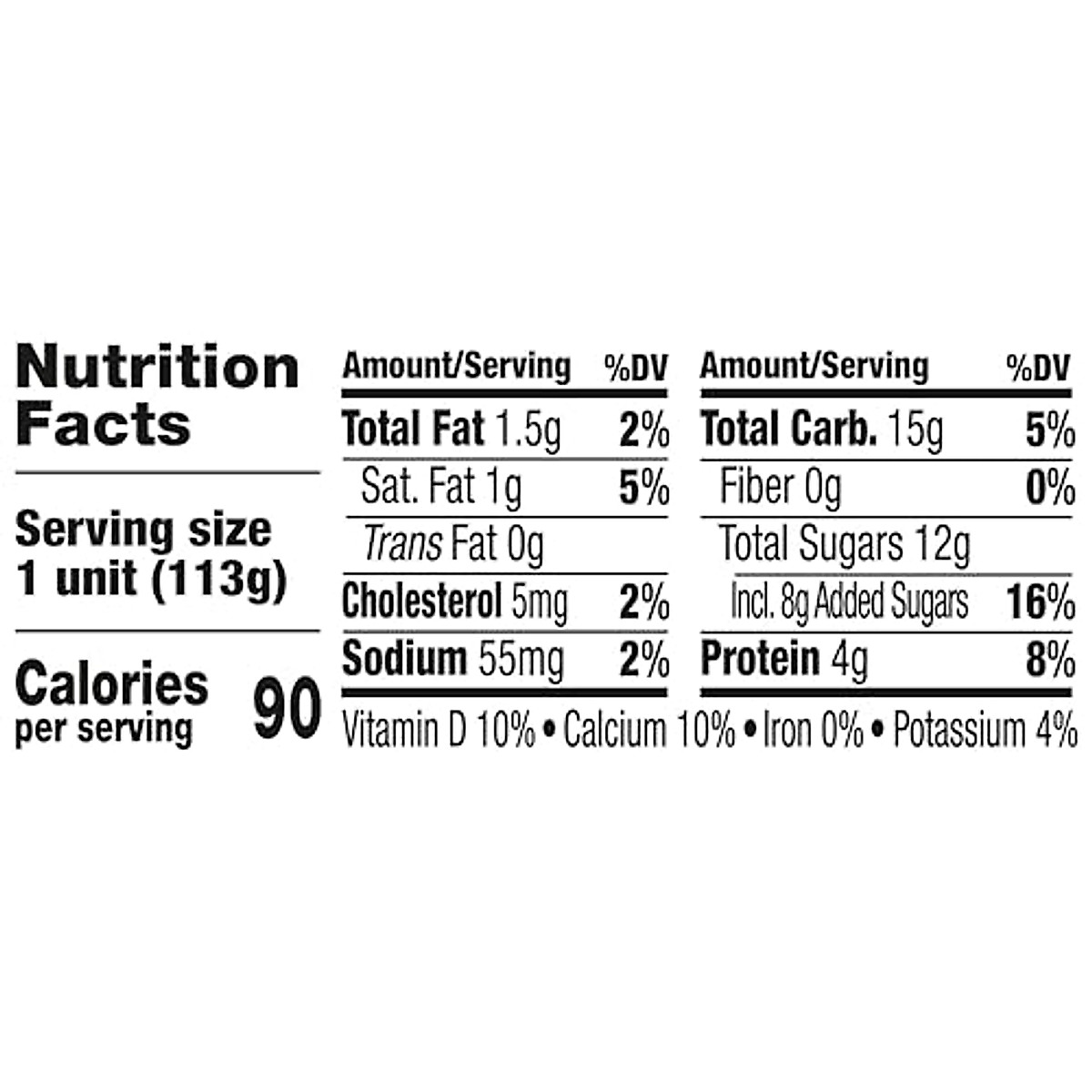 ACTIVIA Probiotic Lowfat Yogurt, Non-GMO Project Verified, Black Cherry, 16 Oz, Pack of 4