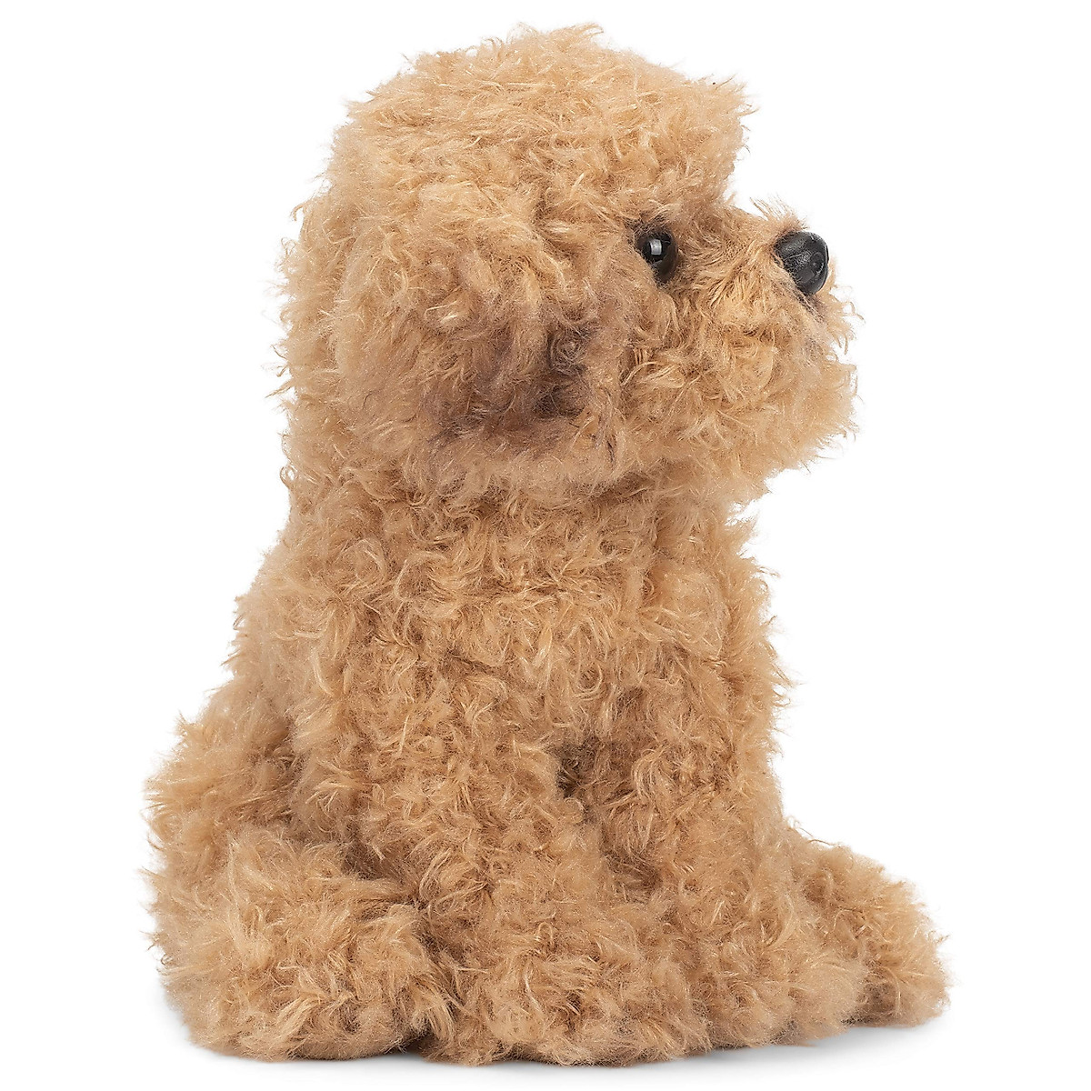 DEMDACO Labradoodle Dog Golden Brown 10 inch Children's Soft Plush Stuffed Animal Toy