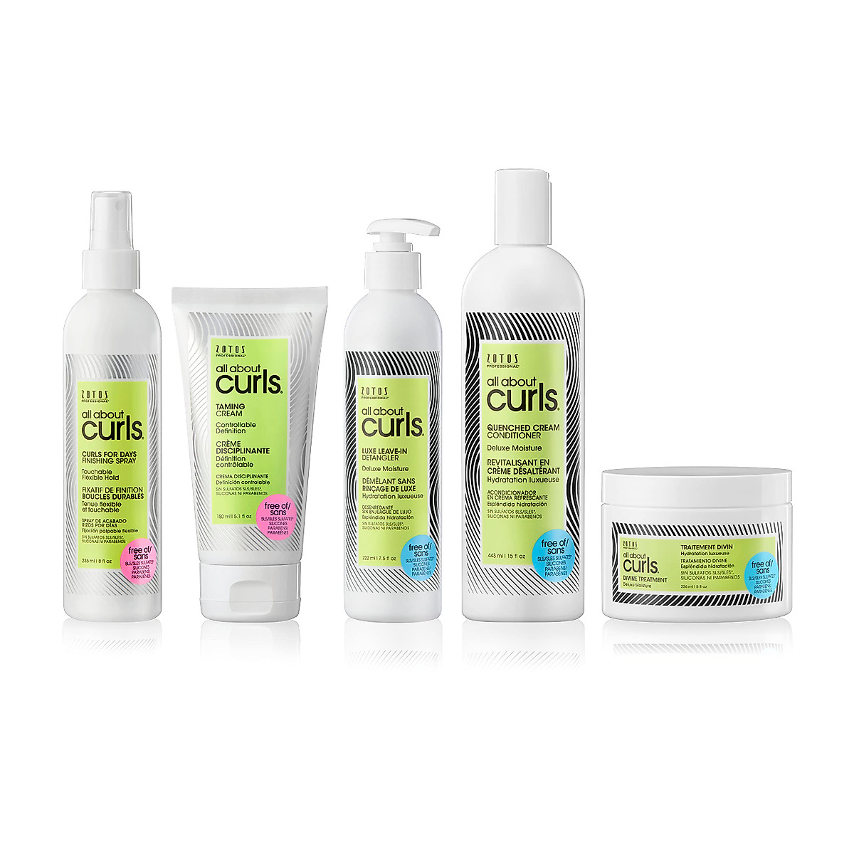 ALL ABOUT CURLS Smoothing Cream | Controllable Definition | Define, Moisturize, De-Frizz | All Curly Hair Types | Vegan & Cruelty Free | Sulfate Free | 5.1 Fl Oz