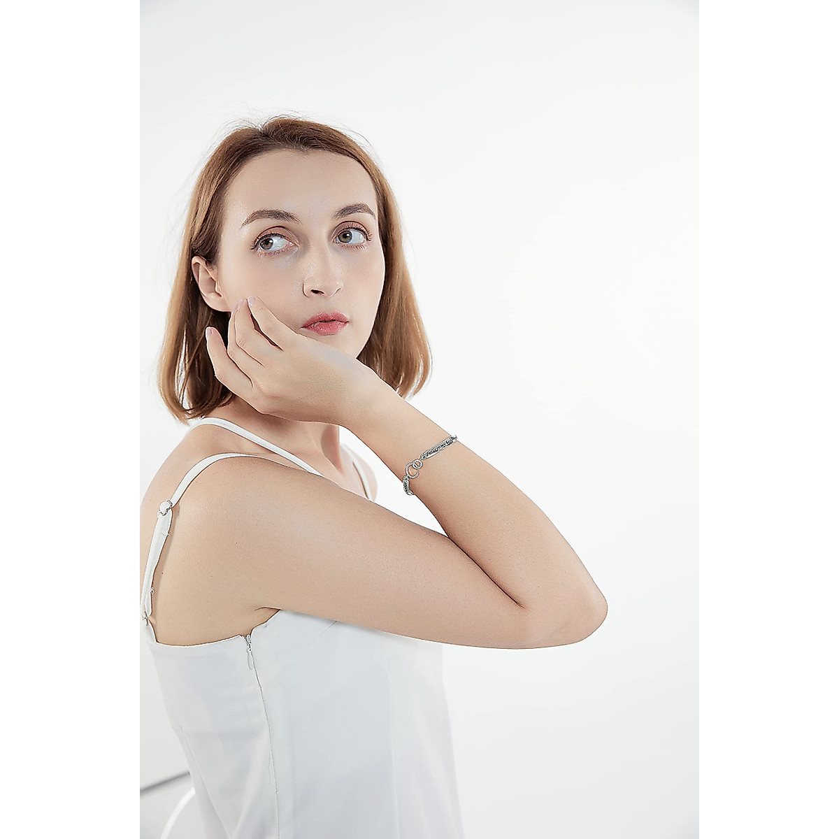 POTIY Team Gift for Boss Coach Manager Team Mom We Wouldn't Be the Team That We Are Without You Bracelet Thank You Gift for Team Coach (BR-Silver)