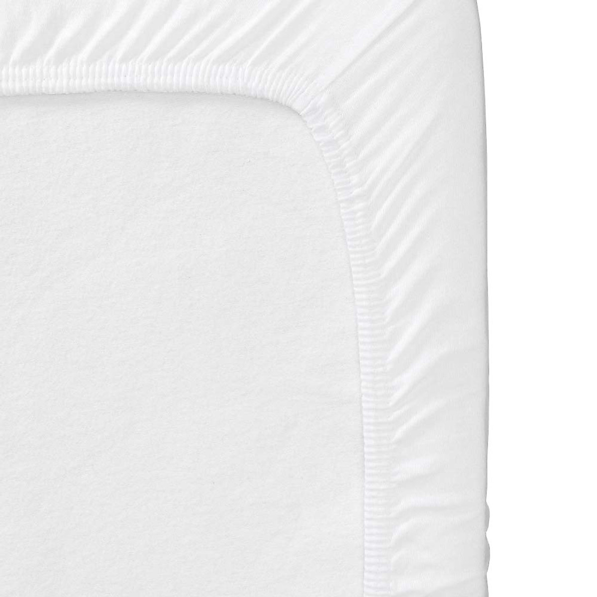 Cot Sheet and Pillow Case 4 Piece Set - 1 cot Fitted Sheet 33" x 75", 1 cot Flat Sheet 64"x 94", 2 Pillow Cases 20"x 30" Perfect for Folding Guest Bed Frame,Rollaway Beds (White Solid)