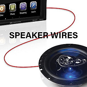 BOSS Audio Systems 8BK 8 Gauge Amplifier Installation Wiring Kit - A Car Amplifier Wiring Kit Helps You Make Connections and Brings Power to Your Radio, Subwoofers and Speakers