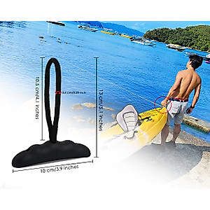 DS. DISTINCTIVE STYLE Kayak Handles 2 Pieces Carry Handles Replacement Kayak Accessories (Front Rear Mount)