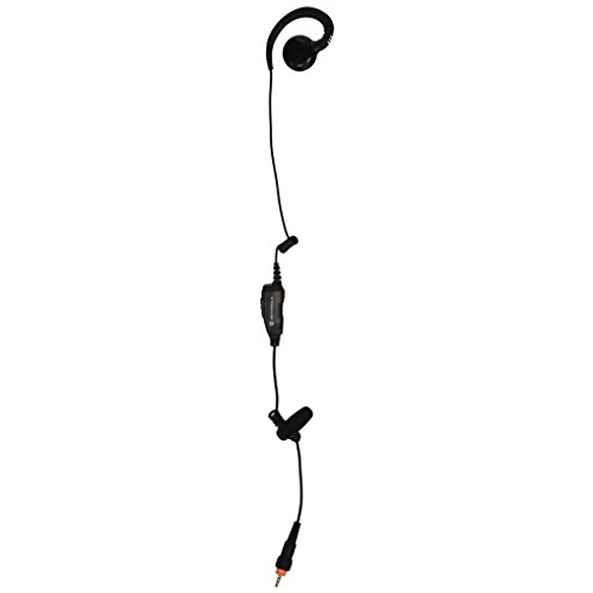 Motorola HKLN4529 CLP Short Cord Earpiece with PTT (Black)