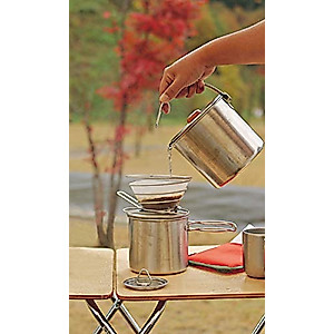 SOTO Helix Coffee Maker - Lightweight, Flexible, High-grade Stainless Steel, and Collapsible Coffee Maker for 2 People