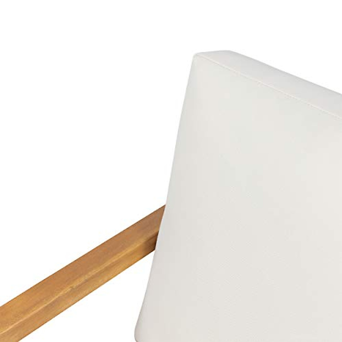 Christopher Knight Home Diana Outdoor Acacia Wood Loveseat with Wicker Accents, Teak Finish, Gray, Beige