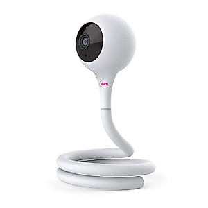 iBaby Smart WiFi Baby Monitor M2C, 2.4GHz, 1080P Camera, Infrared Night Vision, Flexible Base, Two Way Talk, Split Screen, Remote Smartphone App for Android and iOS