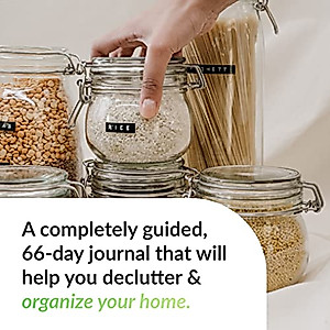 The Home Organization Sidekick Journal by Habit Nest. A Step-by-Step Guide to Declutter, and Organize your Home. Coaches you through Decluttering your Home, Room by Room.