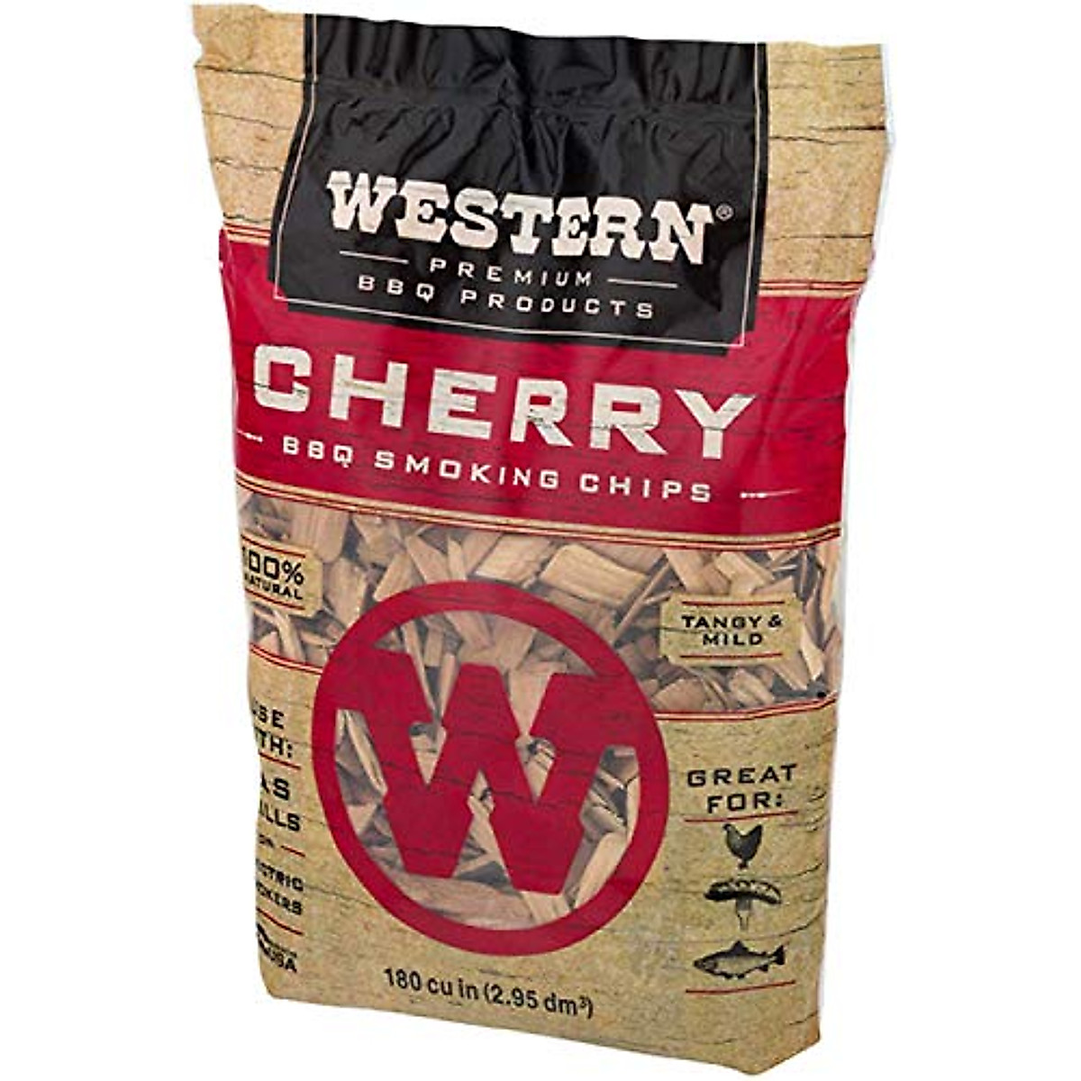 Ultimate Western BBQ Smoking Wood Chips Variety Pack Bundle (3)- Apple, Pecan, and Cherry Flavors