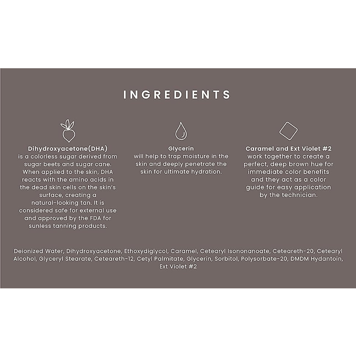 SJOLIE Violet Spray Tan Solution - Luxe 9 - Medium Blend | Sunless Tanning Solution for a Hydrating, Deep Brown Tan (8oz)