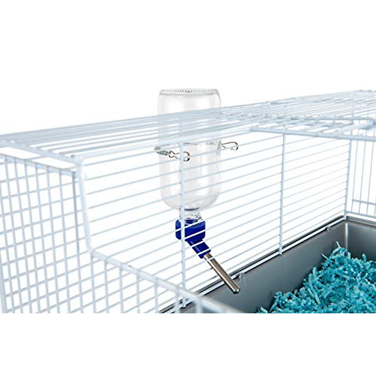 Lixit Glass Bottles for Dwarf Rabbits, Gerbils, Hamsters, Ferrets, Guinea Pigs, Chinchillas, Rats. Hamsters and Other Small Animals. (8 oz)