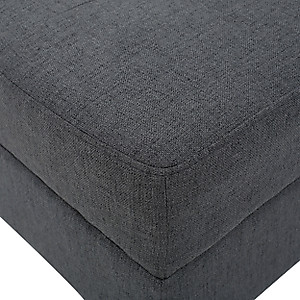 Christopher Knight Home Zahra Ottoman, Dark Grey