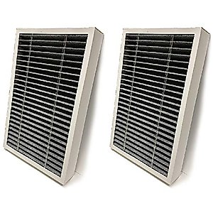 Nispira True HEPA Filter Replacement Compatible with Filtrete F2 Odor Air Purifier FAP-C02-F2 FAP-T03-F2. Compared to part F2 FAPF-F2-O, 2 Packs