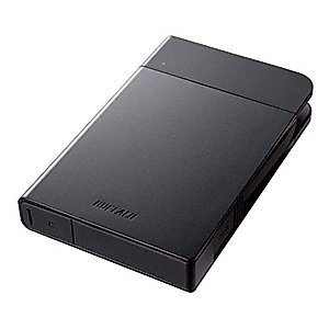BUFFALO MiniStation Extreme NFC USB 3.0 2 TB Rugged Portable Hard Drive (HD-PZN2.0U3B),Black
